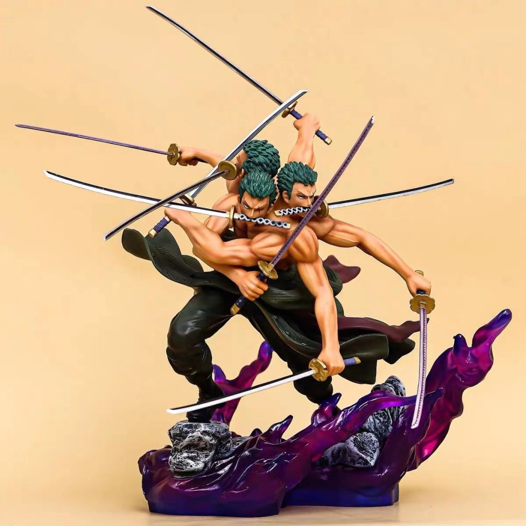 One Piece Figures Asura Three Heads and Six Arms Zorro - Anime Figures UK
