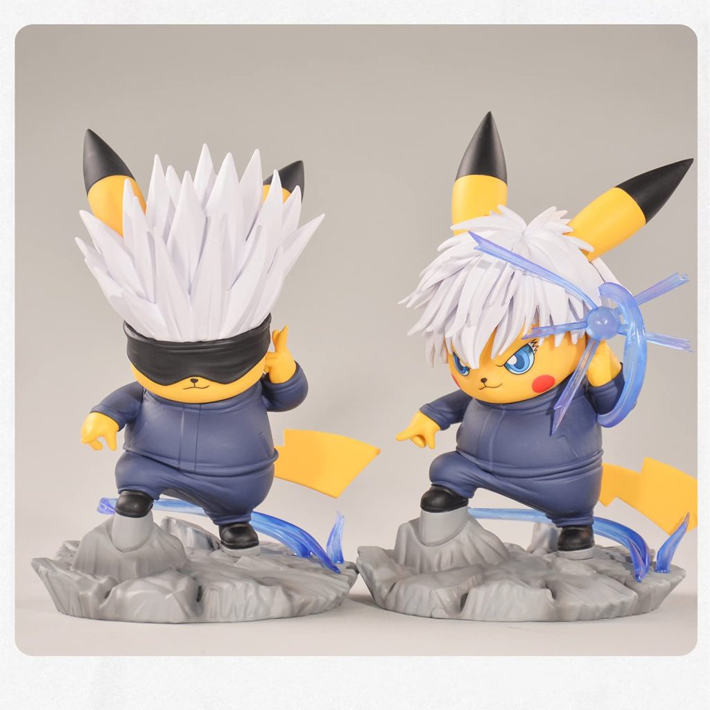 Pokemon Figures - Pikachu Cos Gojo Satoru Jujutsu Kaisen - Anime Figures UK